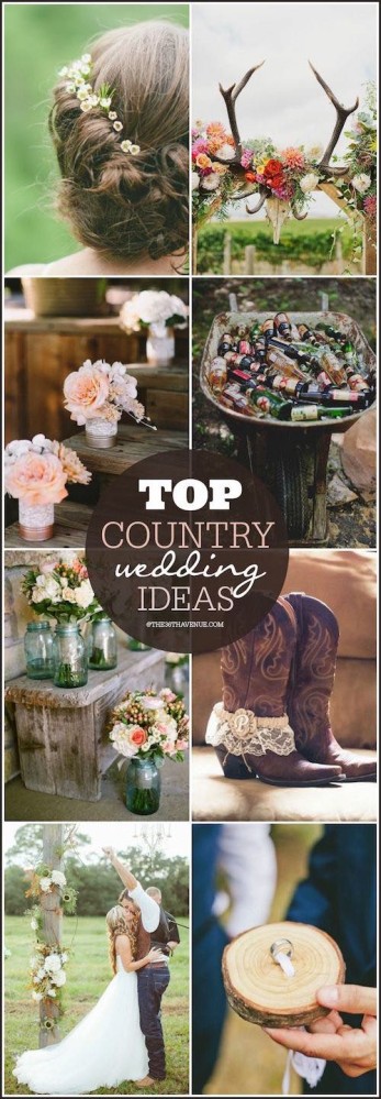 El Country Wedding: Como Decorar una Boda Country