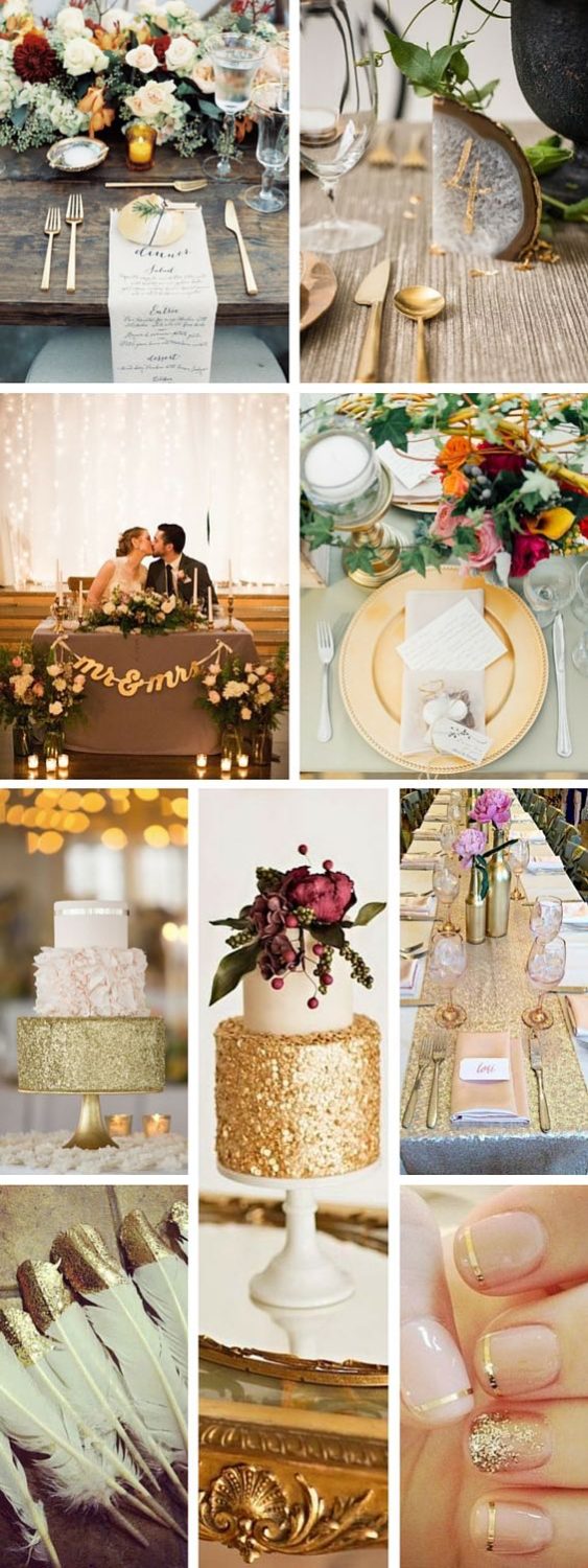 50+ Trendiest Gold Wedding Ideas | Elegant & Glam
