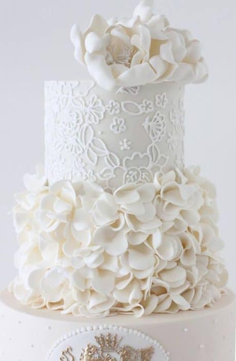 30 White Wedding Cake Designs That Will Leave You Wanting One