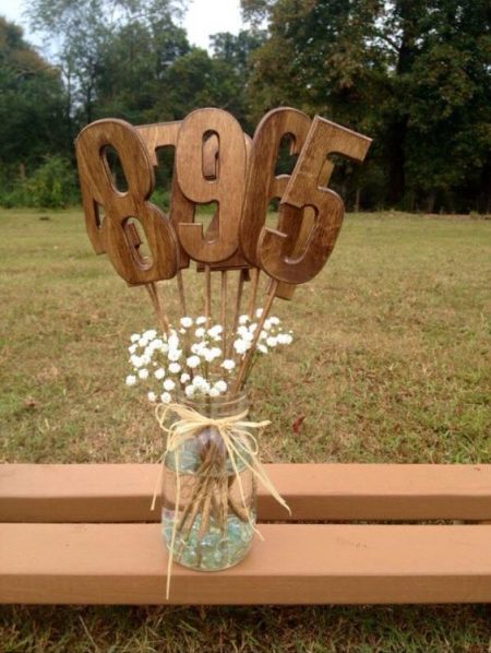 51 Unique Table Number Ideas for Wedding Receptions (and DIYs)