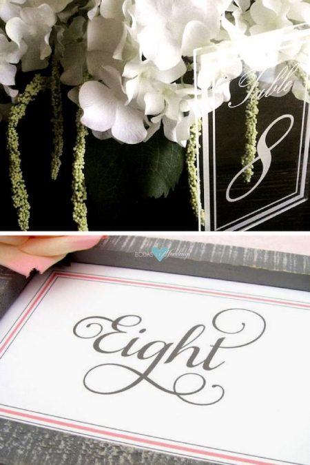 51 Unique Table Number Ideas for Wedding Receptions (and DIYs)