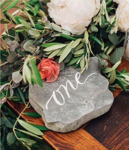 51 Unique Table Number Ideas for Wedding Receptions (and DIYs)
