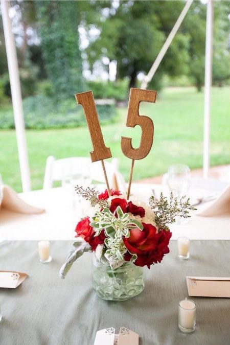 51 Unique Table Number Ideas for Wedding Receptions (and DIYs)