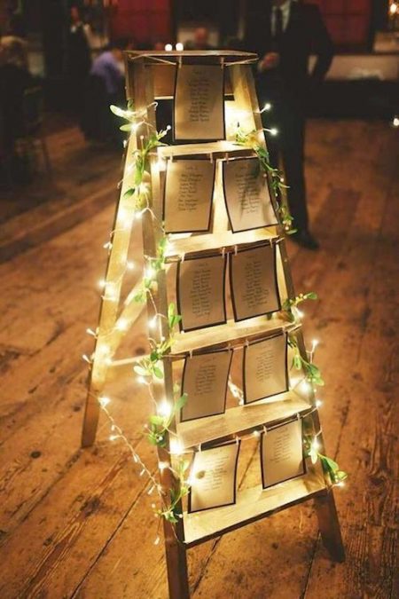 Top Wooden Ladder Wedding Decor Ideas to DIYs: Fast, Chic & Easy • Page ...