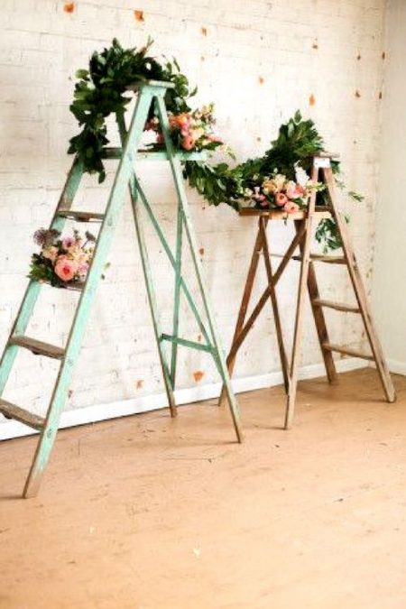 Top Wooden Ladder Wedding Decor Ideas to DIYs: Fast, Chic & Easy • Page ...