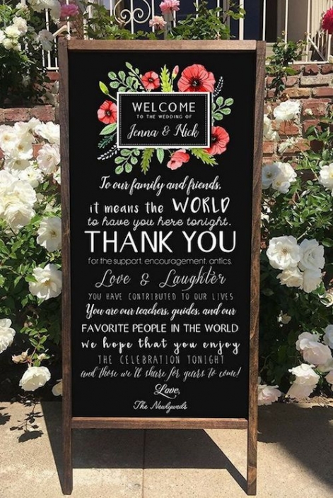 25 Wedding Signs to Make Your Guests Feel Welcome