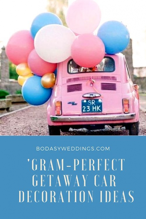 The Wedding Getaway Car: 41 Pinterest-Worthy Decoration Ideas