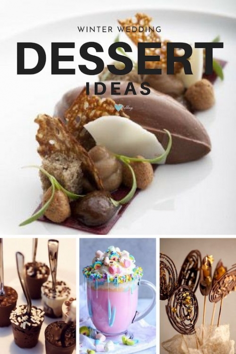 39+ Tempting Winter Wedding Dessert Ideas • Bodas y Weddings