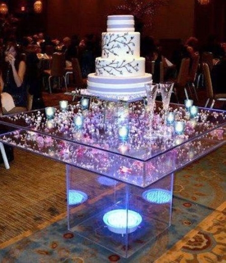 38 Glass, Lucite and Acrylic Wedding Decor and Details that are TD ...